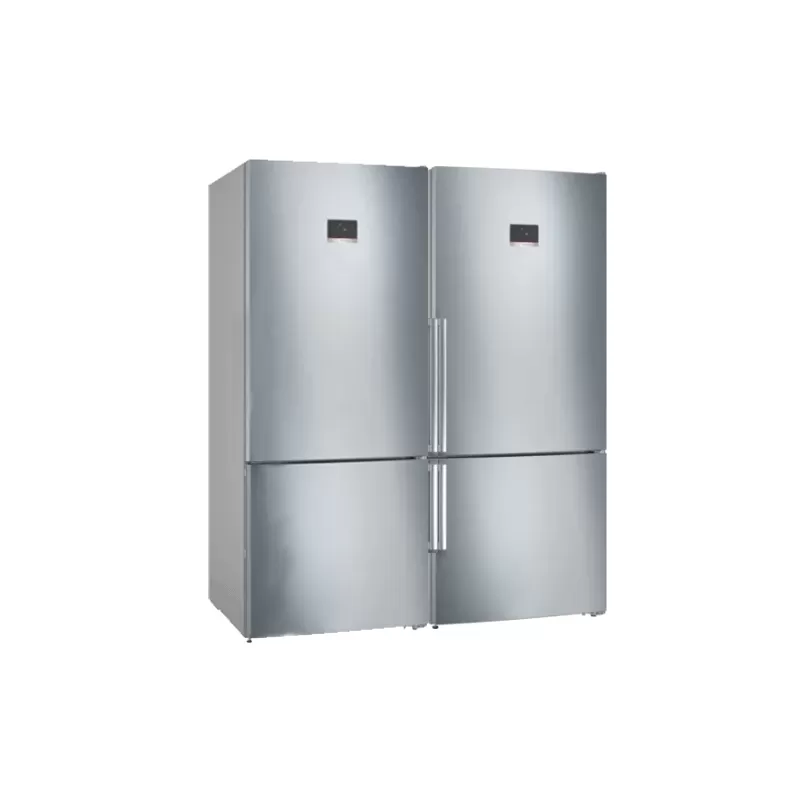 بوش ثلاجة توينز 1260 لتر كومبي نو فروست ديجيتال أستانلس KGN86CI3E8